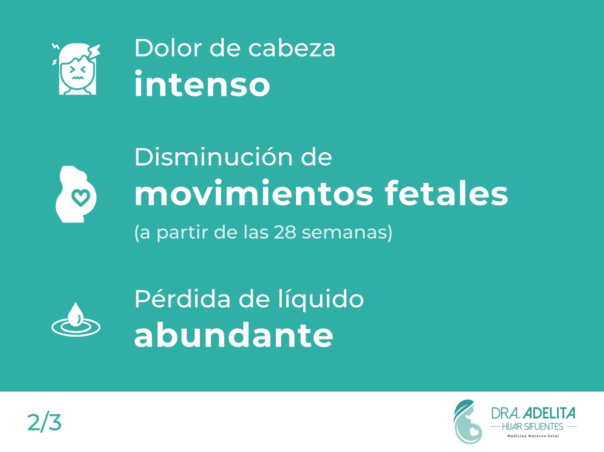 ¿Cuáles son los signos de alarma? | Dra. Adelita Híjar Sifuentes